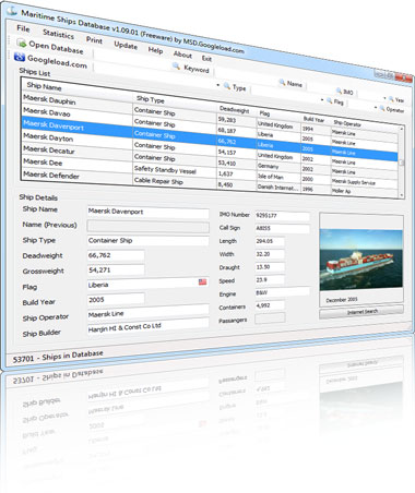 Maritime Ships Database – Online Maritime Tests